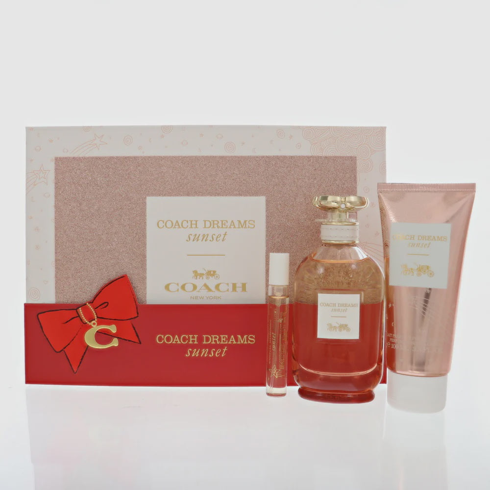 Coach Dreams Sunset Set 3oz EDP & .25oz EDP & 3.3oz Body Lotion ...
