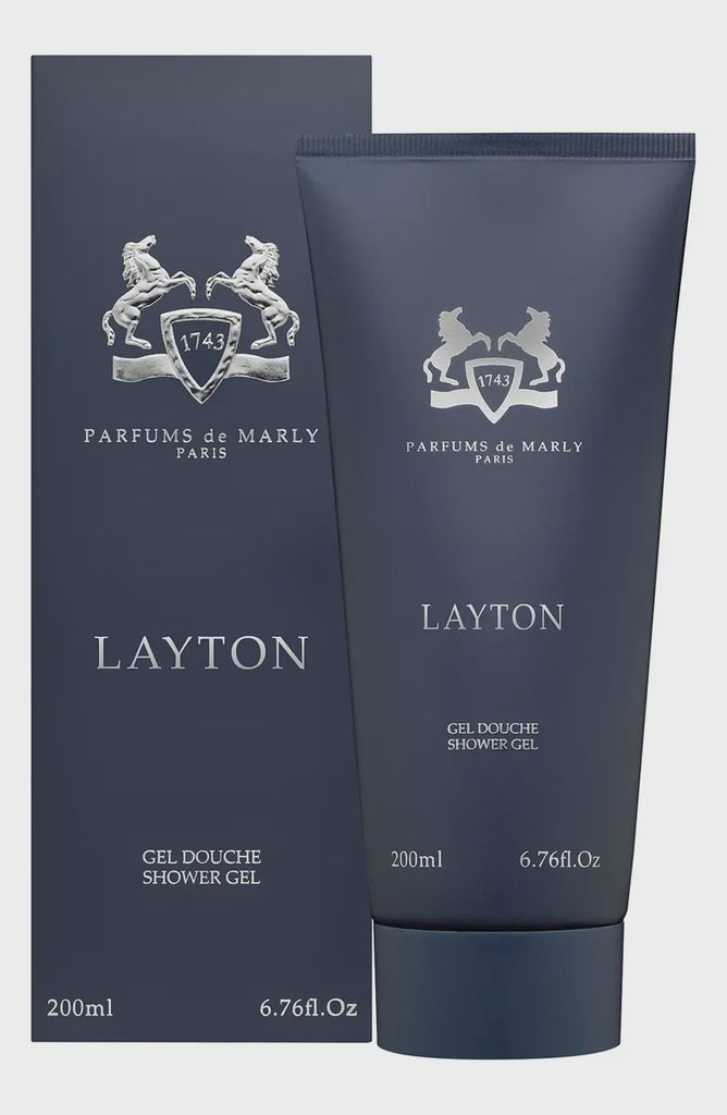 Layton Shower Gel Parfums de Marly for Men – AuraFragrance
