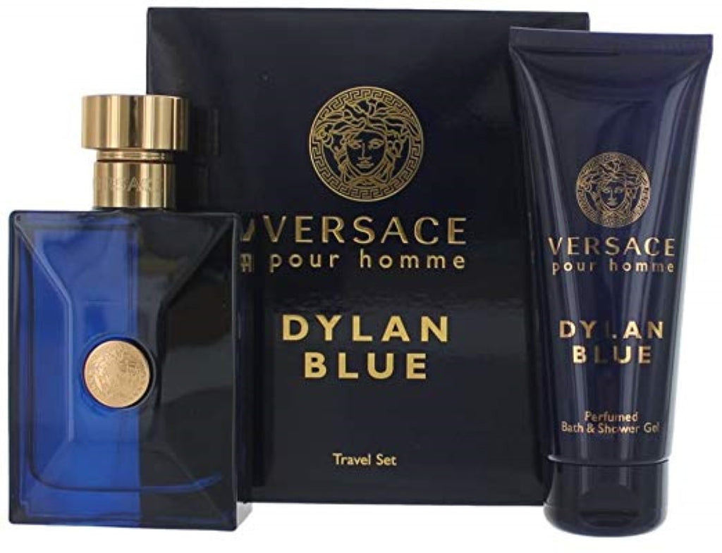 Versace Dylan Blue Men Travel Set 3.4oz EDT & 3.4oz Shower Gel ...