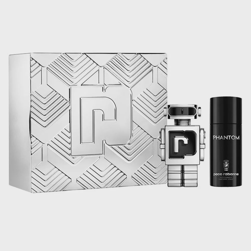 Phantom Paco Rabanne Men Set 3.4oz EDT & 5oz Deodorant – AuraFragrance